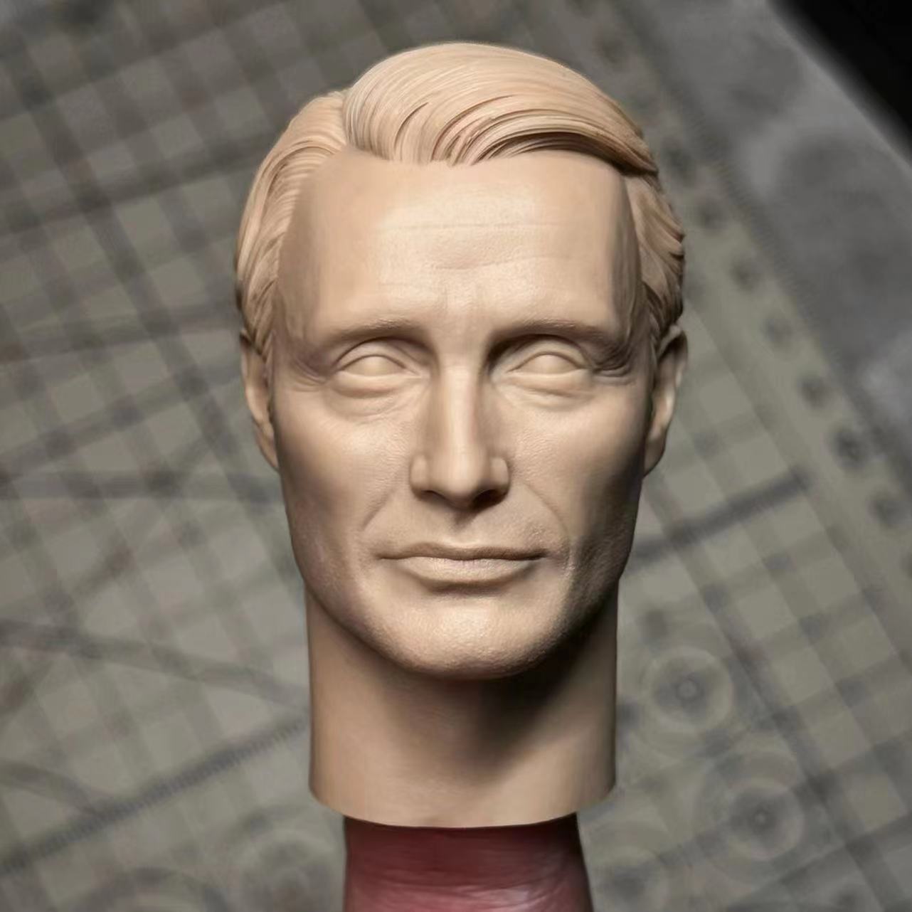 1/6 Unpainted Hannibal 2.0 unpainted head sculpt pre-order – Vincentoy NA